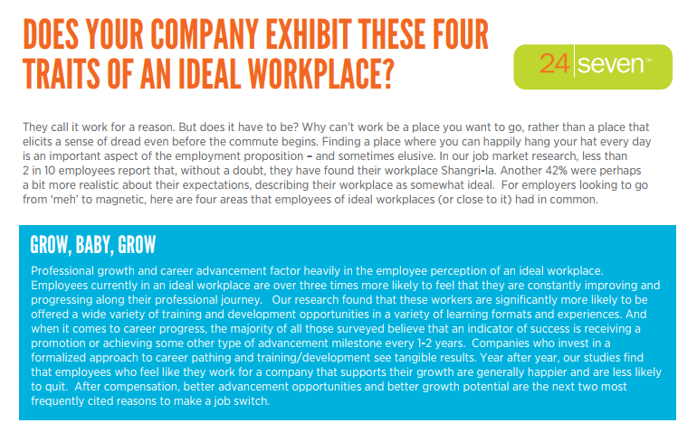 Creating the Ideal Workplace 4 Traits